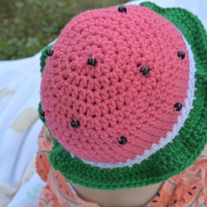 Watermelon Sun Hat-all Sizes-watermelon Bucket Hat - Etsy