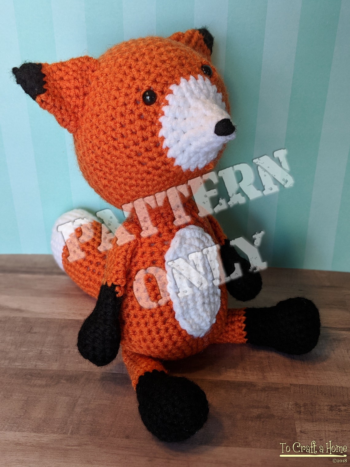 Frederick the Fox Crochet Pattern-crochet PDF Pattern | Etsy