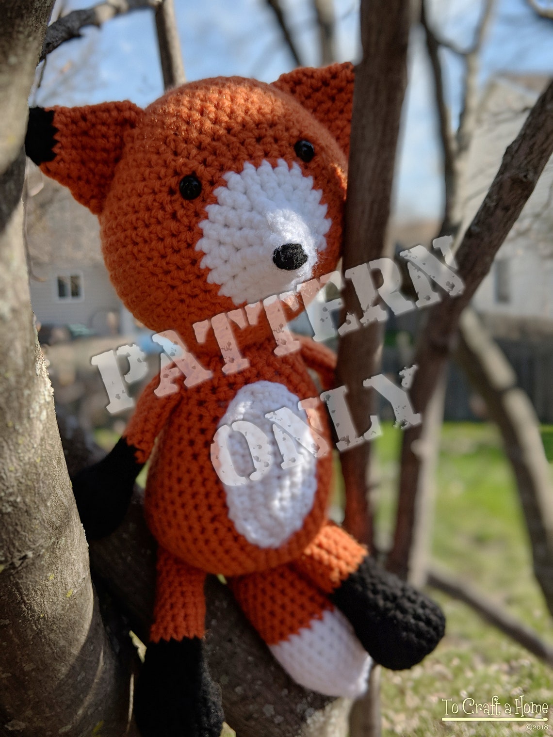Frederick the Fox Crochet Pattern-crochet PDF Pattern | Etsy