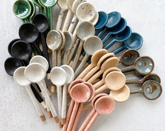 Small Ceramic Spoon - Etsy