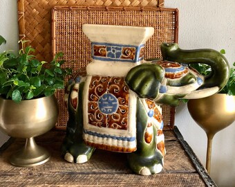 Elephant plant stand | Etsy