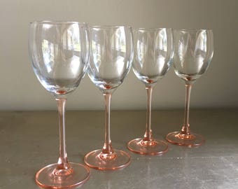 Vintage wine glasses | Etsy