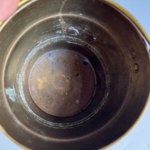 Vintage Solid Brass Bucket - Etsy