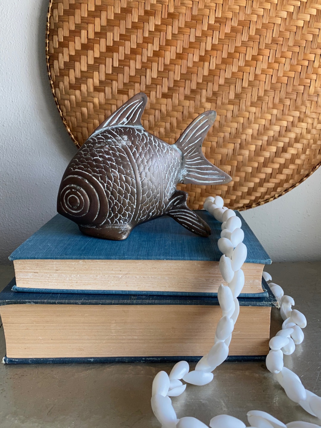 Vintage Brass Fish Figurine Large Goldfish - Etsy