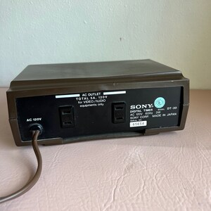 Vintage Sony Digital Timer DT 30 in Good Working Order - Etsy