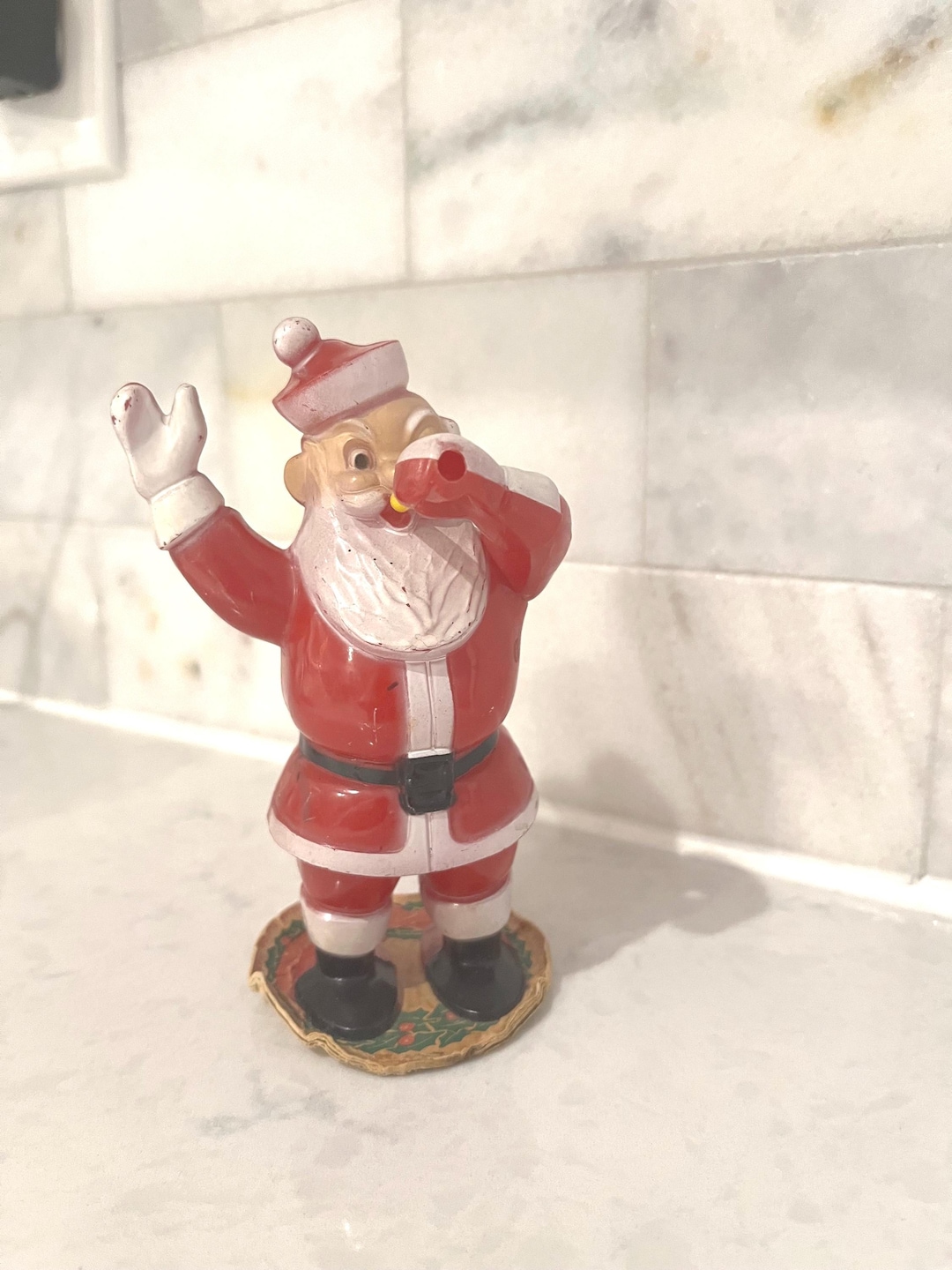 Rosbro Waving Santa Vintage. Made in 1950’s. - Etsy
