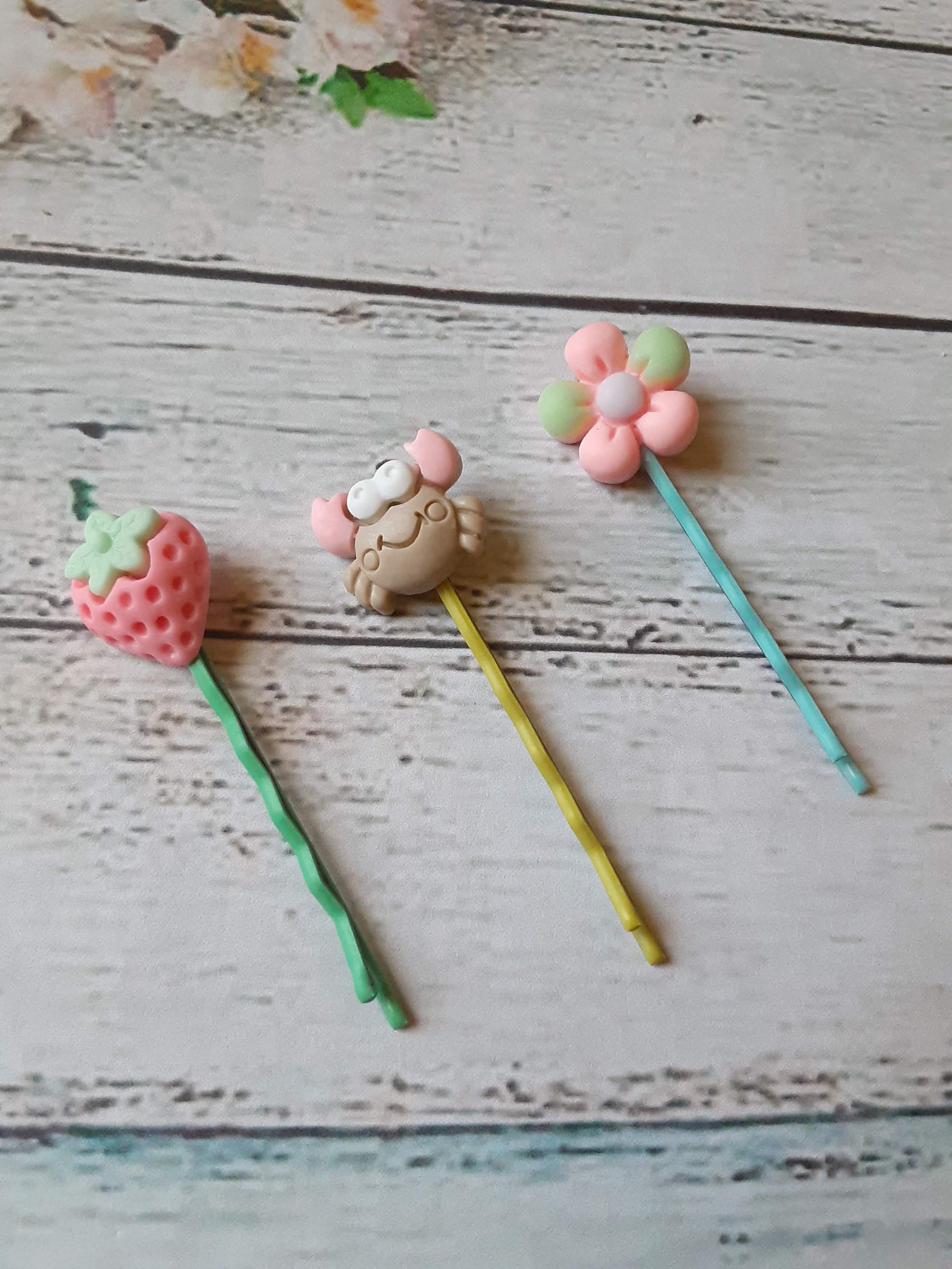 Kawaii Bobby Pins 2, Bobby Pins Set, Bobby Pins for Girls, Gift for Her ...