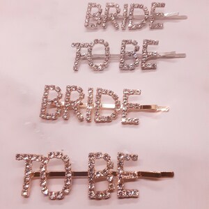 Bridal to Be Hair Pins, Bridal to Be Bobby Pins, Gift for Brides, Bridal Shower Gift, Bride ...