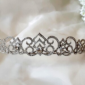 Wedding or Quinceañera Tiara/ Bride Minimalist Tiara /wedding Crown ...