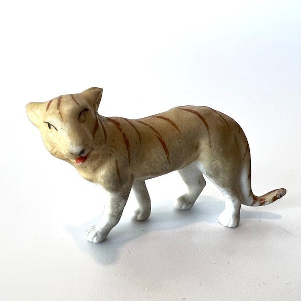 Porcelain Tiger Figurine - Etsy