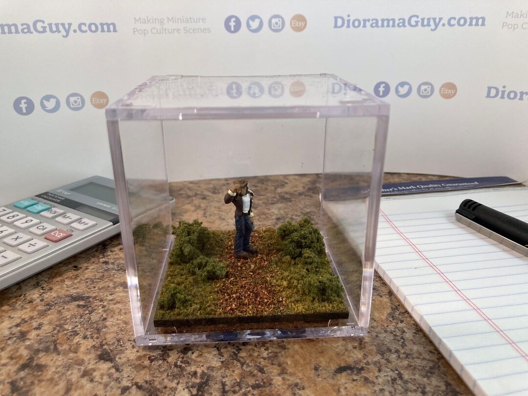 Logan 3 Inch Decorative Diorama Cube - Etsy