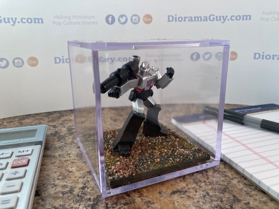 Megatron 3 Inch Decorative Diorama Cube - Etsy