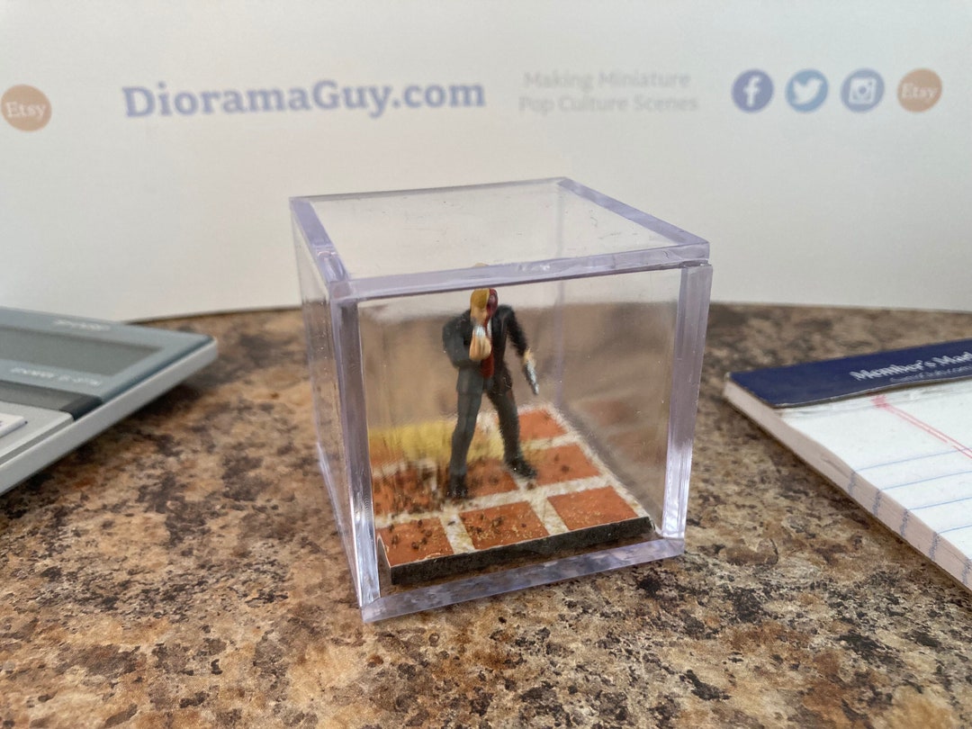 Two Face 2 Inch Decorative Diorama Cube - Etsy