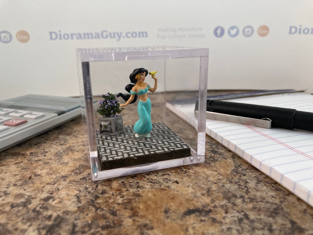 Jasmine 2 Inch Decorative Diorama Cube - Etsy