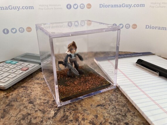 Squall 3 Inch Decorative Diorama Cube - Etsy
