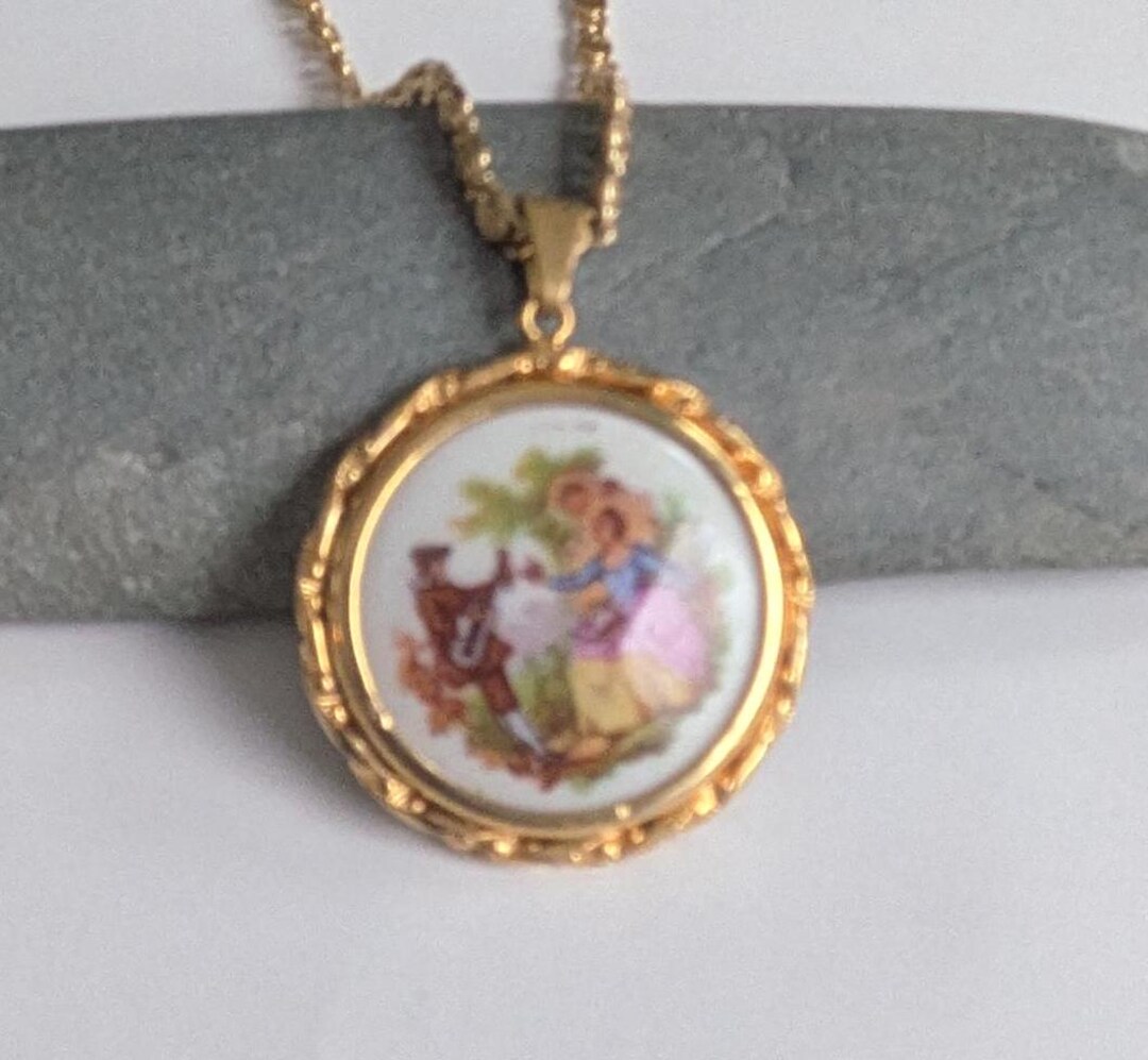 The Musical Suitor: Vintage Limoges Made in France Ceramic Hand Painted ...