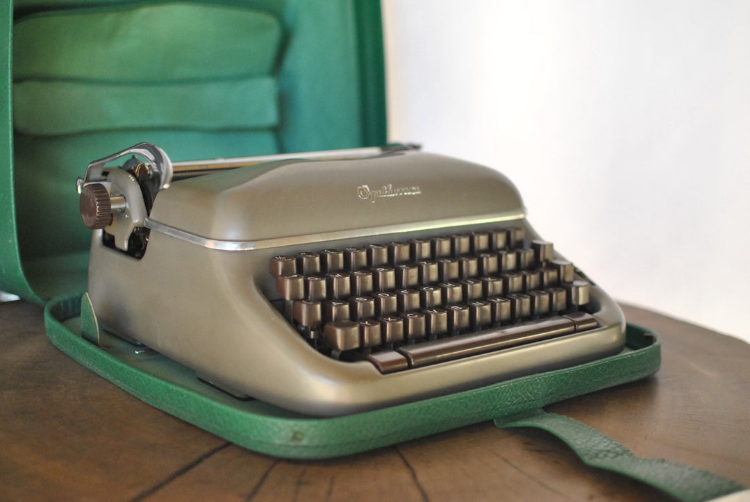 Vintage Optima Typewriter Very Rare With Original Case - Etsy