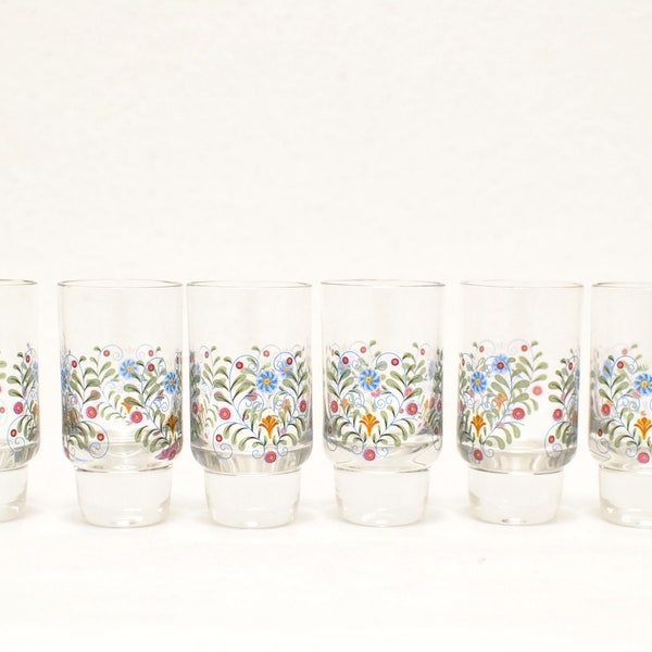 Painted Shot Glass - Etsy