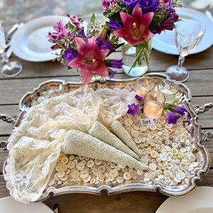 Fancy Aqua Blue Embroidered Fabric Carrots With Vintage Tulle Lace ...