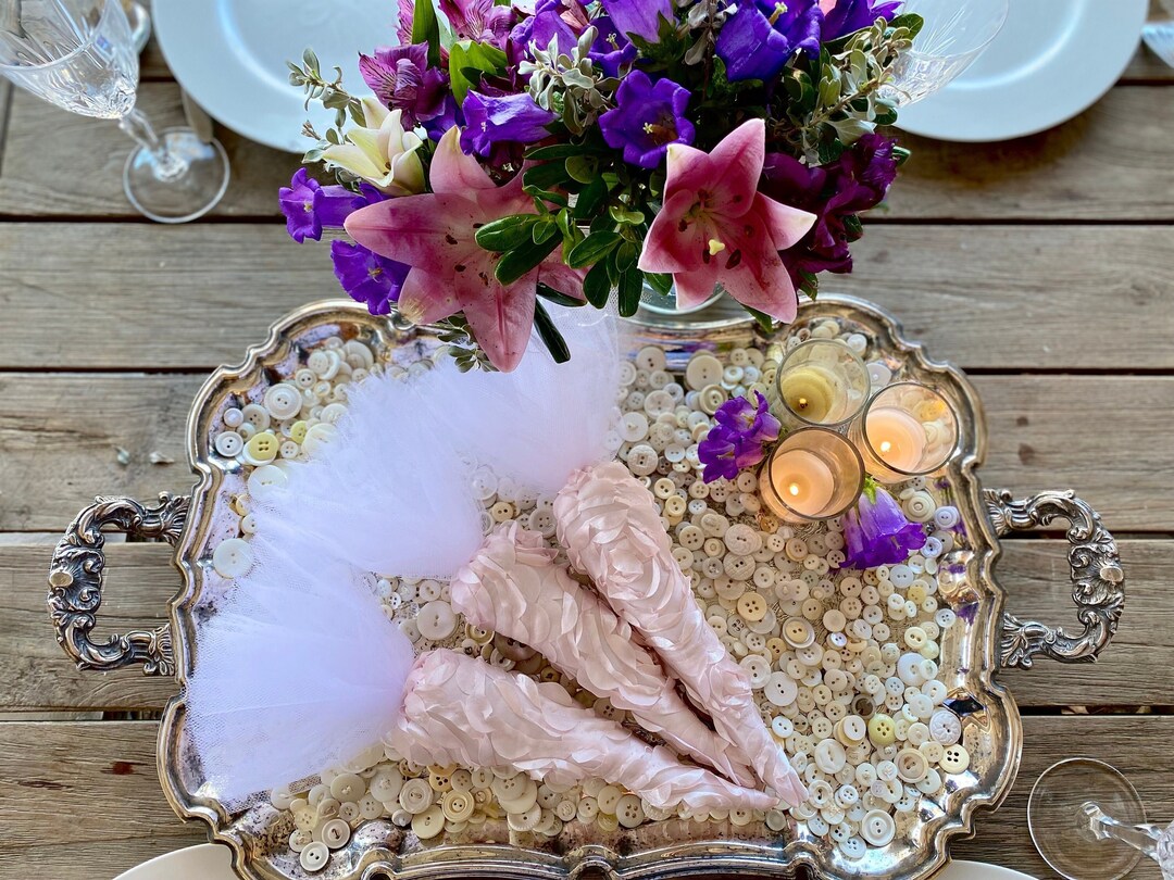 Pink Fabric Carrots (set of 3): Rosette Tulle, Easter Tiered Tray Decor ...