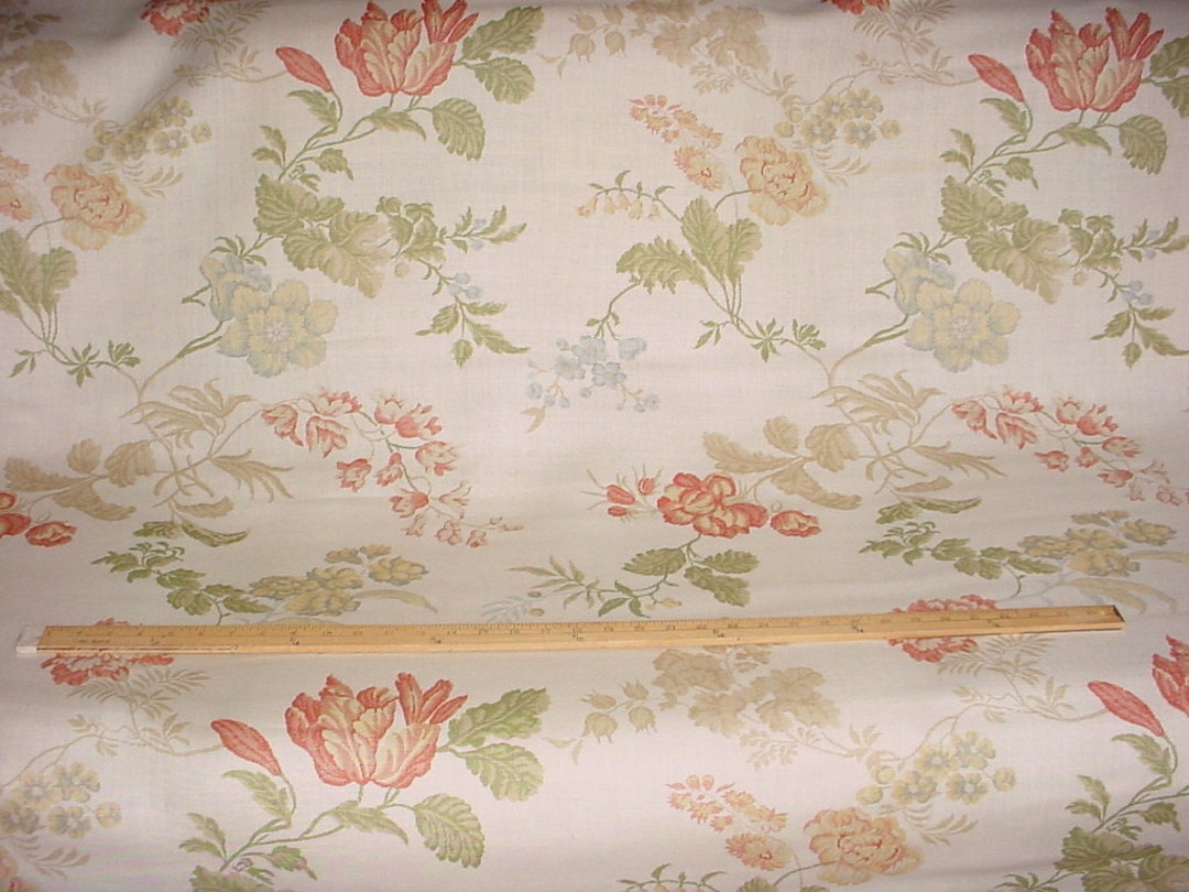2 Yards Lee Jofa / GP & J Baker R1367 Ludlow in Berry / Cream Luxury ...