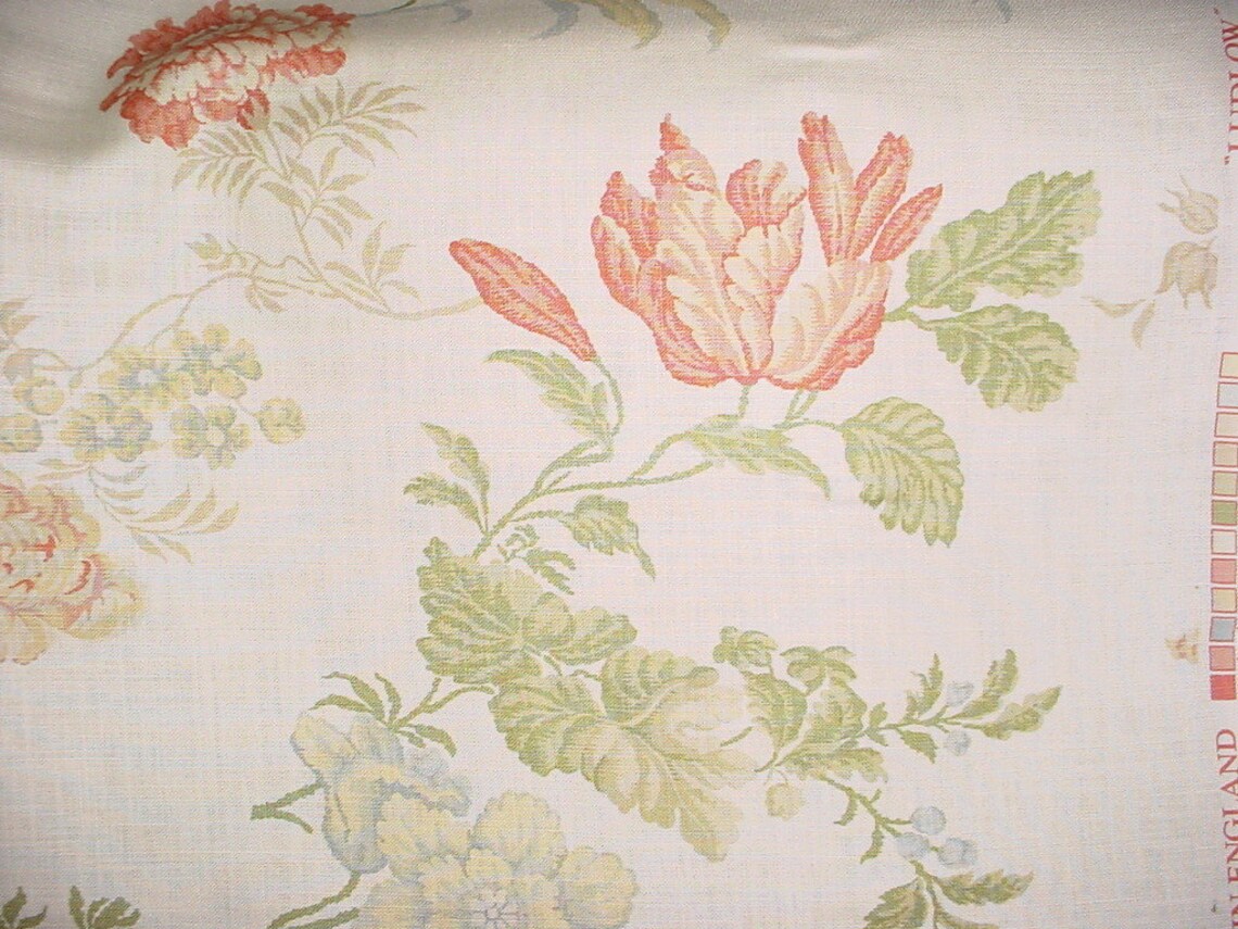 2 Yards Lee Jofa / GP & J Baker R1367 Ludlow in Berry / Cream - Etsy