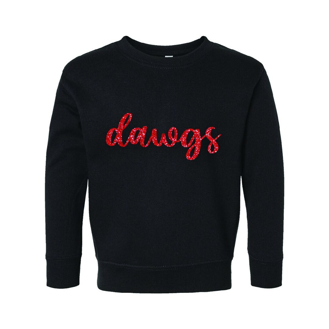 Kids' Bulldogs Sweatshirt | Georgia Kids | UGA | Glitter | Go Dawgs ...