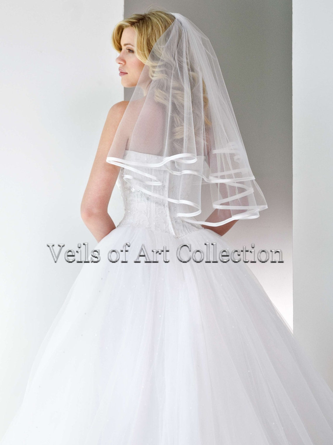 Soft French Tulle Bridal Veil Elbow Veil Style VE151 - Etsy