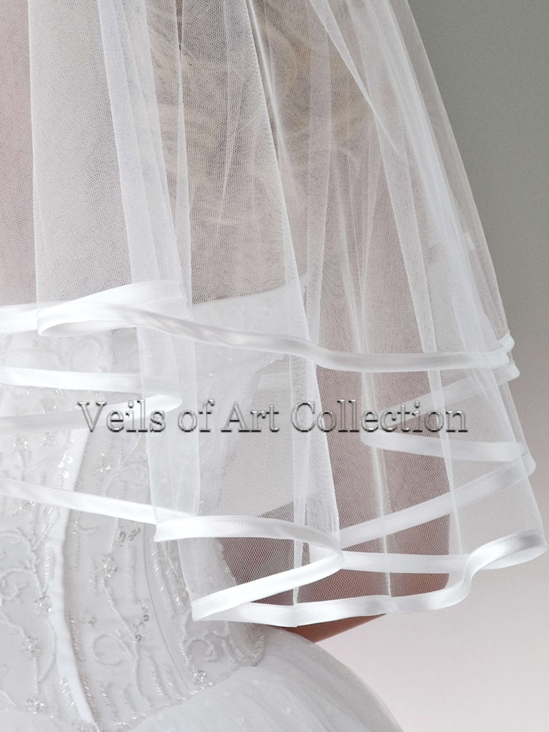 Soft French Tulle Bridal Veil Elbow Veil Style VE151 - Etsy