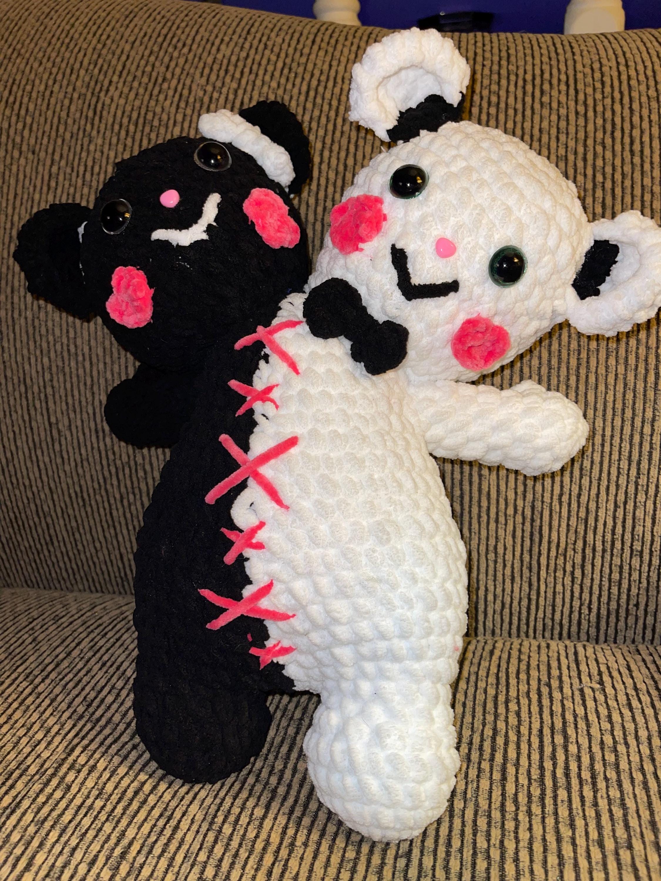 Crochet Two-headed Teddy Bear Plushie - Etsy