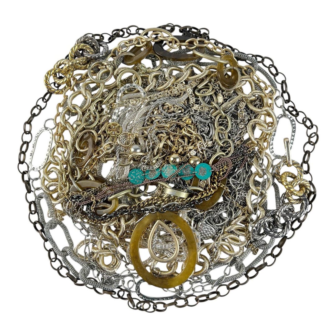 Custom Craft Chain Mix 8 OZ, Assorted Harvested Upcycled Random Vintage ...