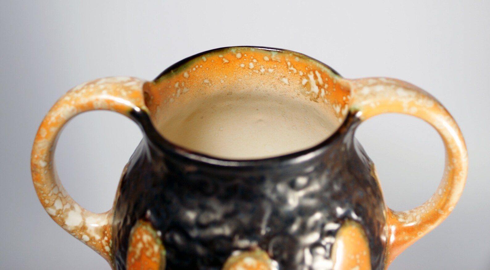 Tall Orange Ceramic Vase Ditmar Urbach Alienware Art Deco - Etsy