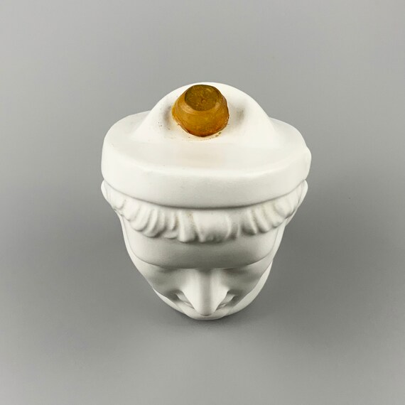 Vintage Perfume Bottle, Julius Caesar Bust Head, Vani… - Gem