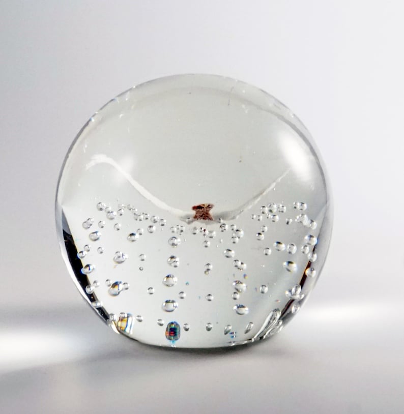 Art Glass Paperweight, Vintage Gentile Glass Flying Goose Paperweight ...