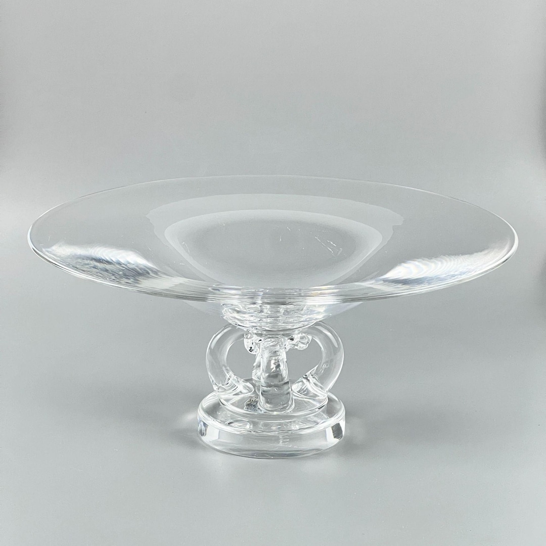 Vintage Steuben George Thompson Compote Centerpiece 7884 Clear Glass - Etsy
