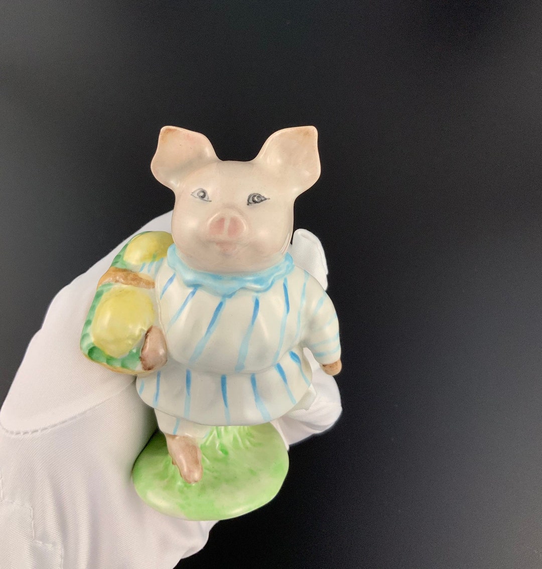 Vintage Beatrix Potter Beswick Pottery Little Pig Robinson Figurine ...