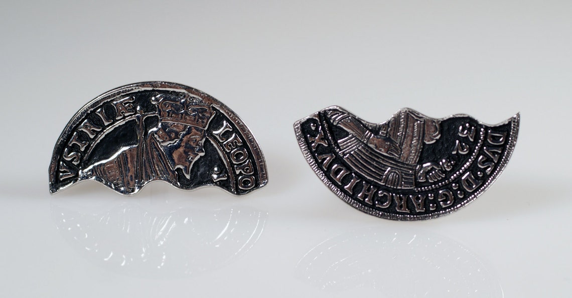 Vintage Swank Extra Large Black Silver Coin Cufflinks Unique - Etsy