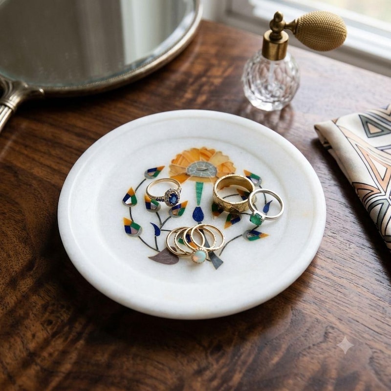 Stone Pietra Dura Tray - Etsy