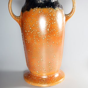 Tall Orange Ceramic Vase Ditmar Urbach Alienware Art Deco - Etsy