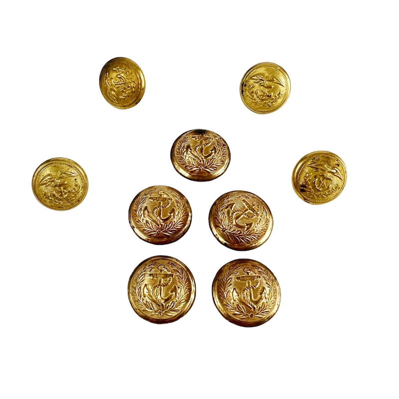 Us Navy Buttons - Etsy