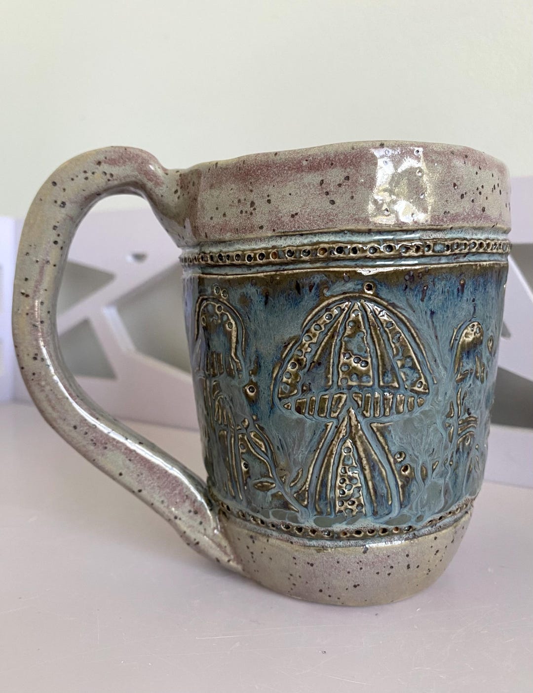 The Toadstool (fog Edition) / Stoneware Mug - Etsy