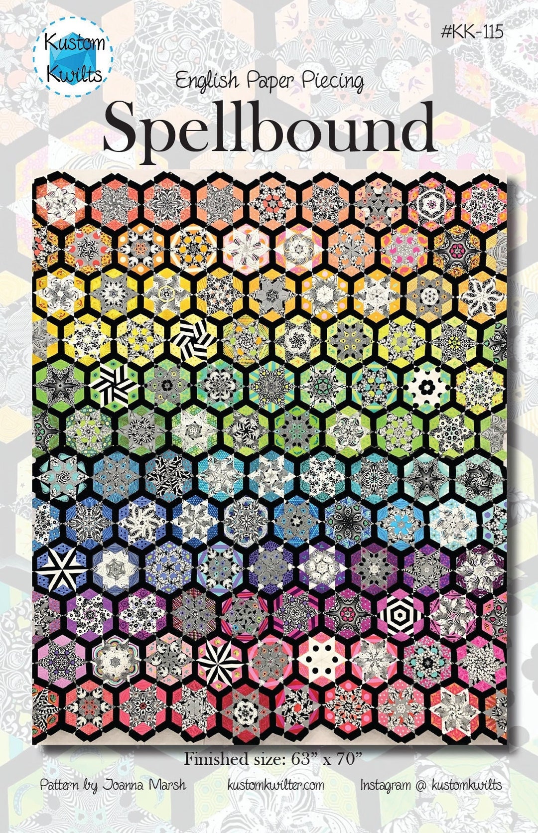 Spellbound EPP Quilt Kit by Joanna Marsh – English Paper Pieced Pattern ...