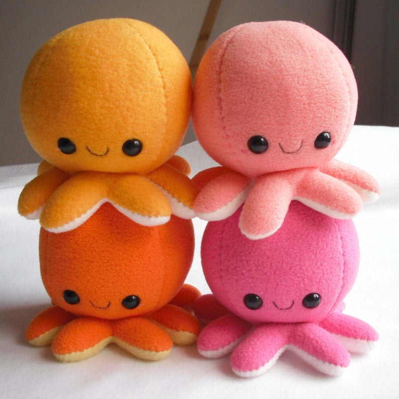 Cute Octopus Plushie - Etsy