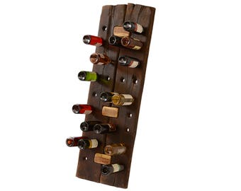 Rustic Wine Rack - Etsy