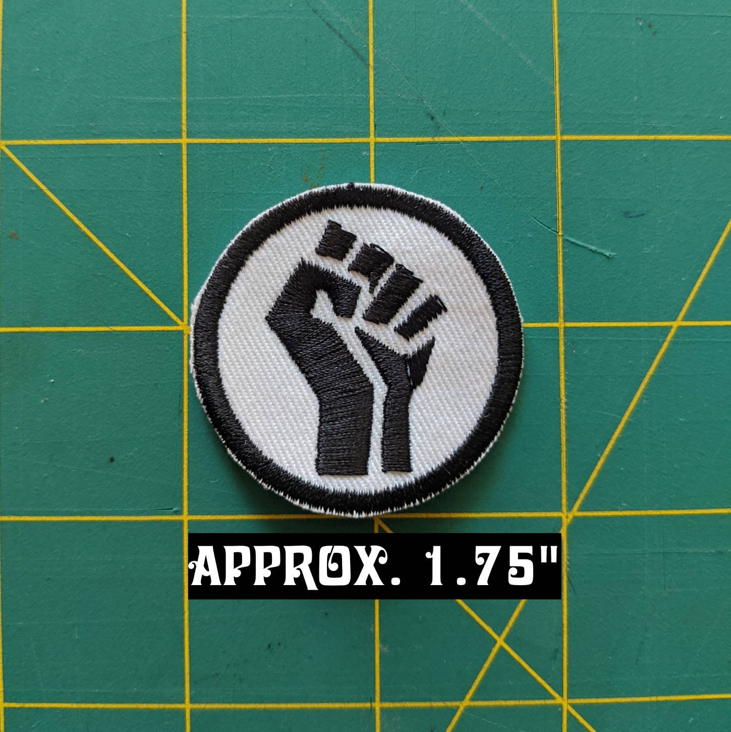 Protest Fist Embroidered Patch - Etsy