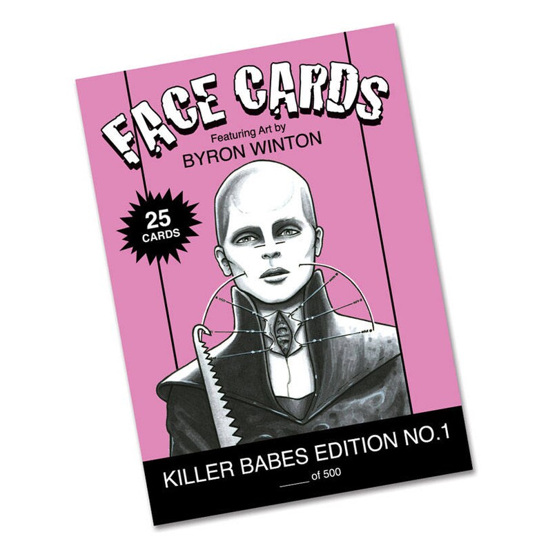 Face Cards: Killer Babes | Etsy