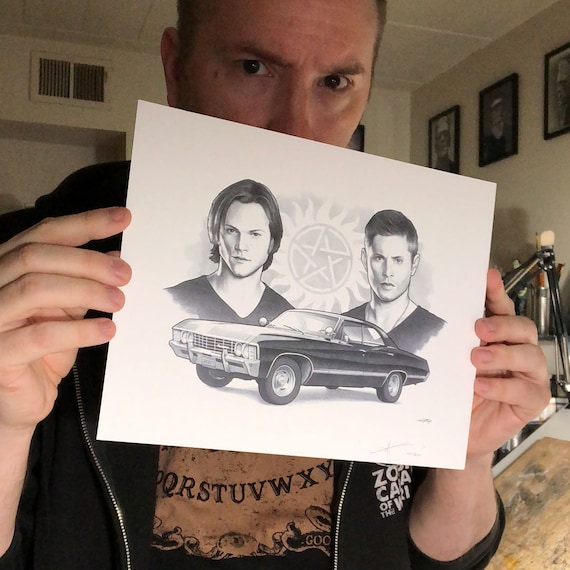 Supernatural Sam Drawings