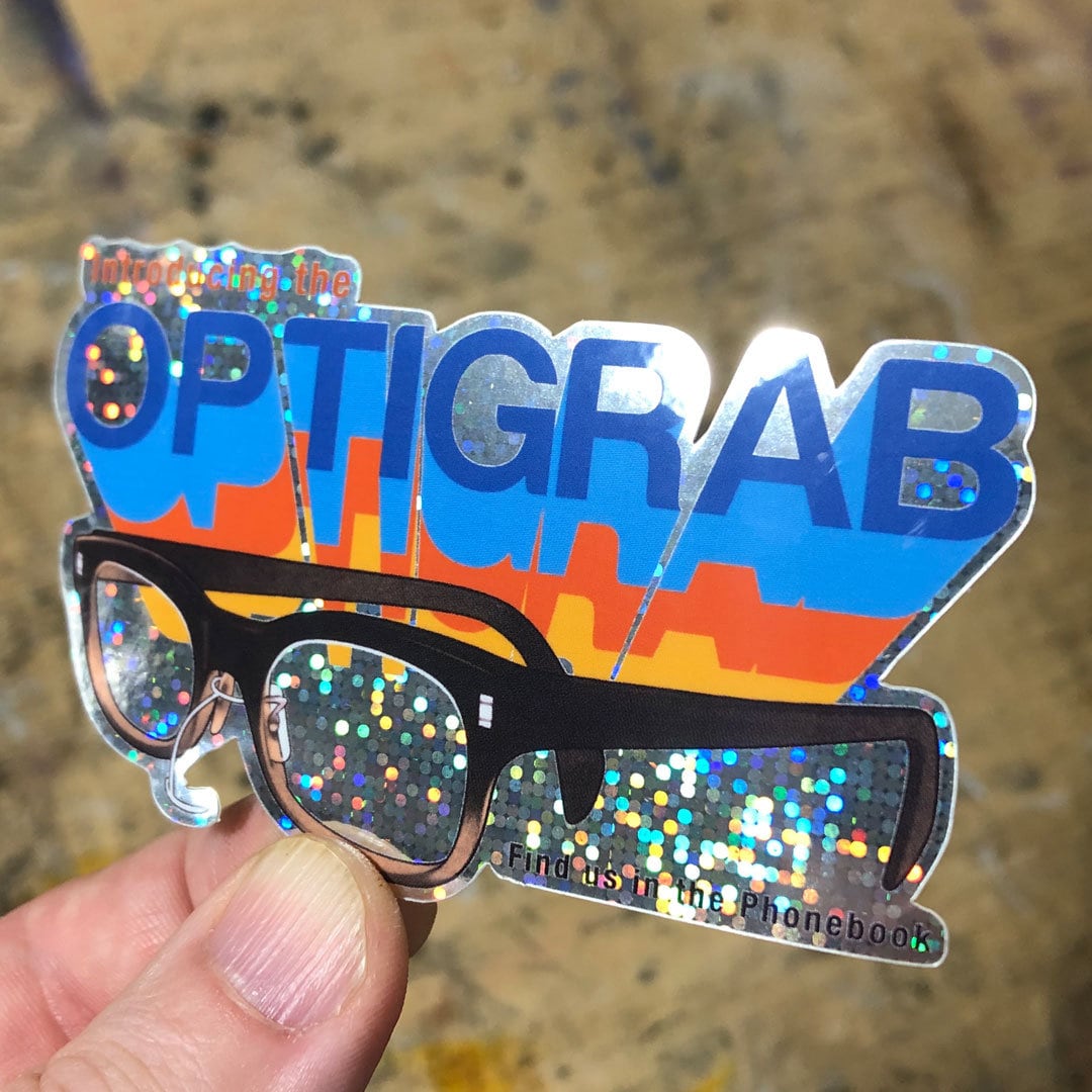 Sticker: Optigrab - Etsy
