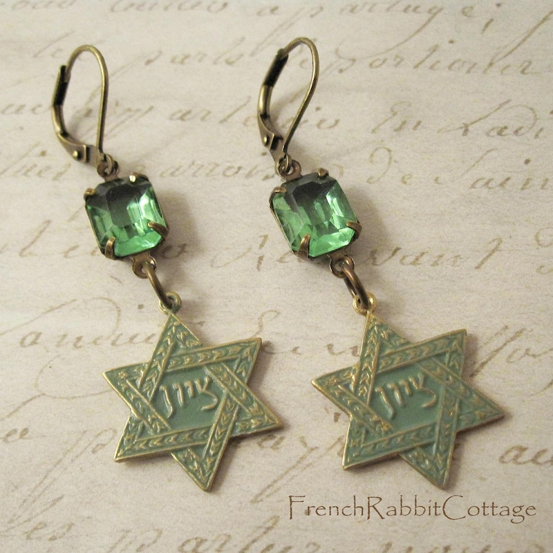 Antique Jewish Earrings - Etsy