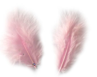 Light Pink Feathers - Etsy UK